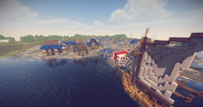 Ocean Port City Minecraft Map