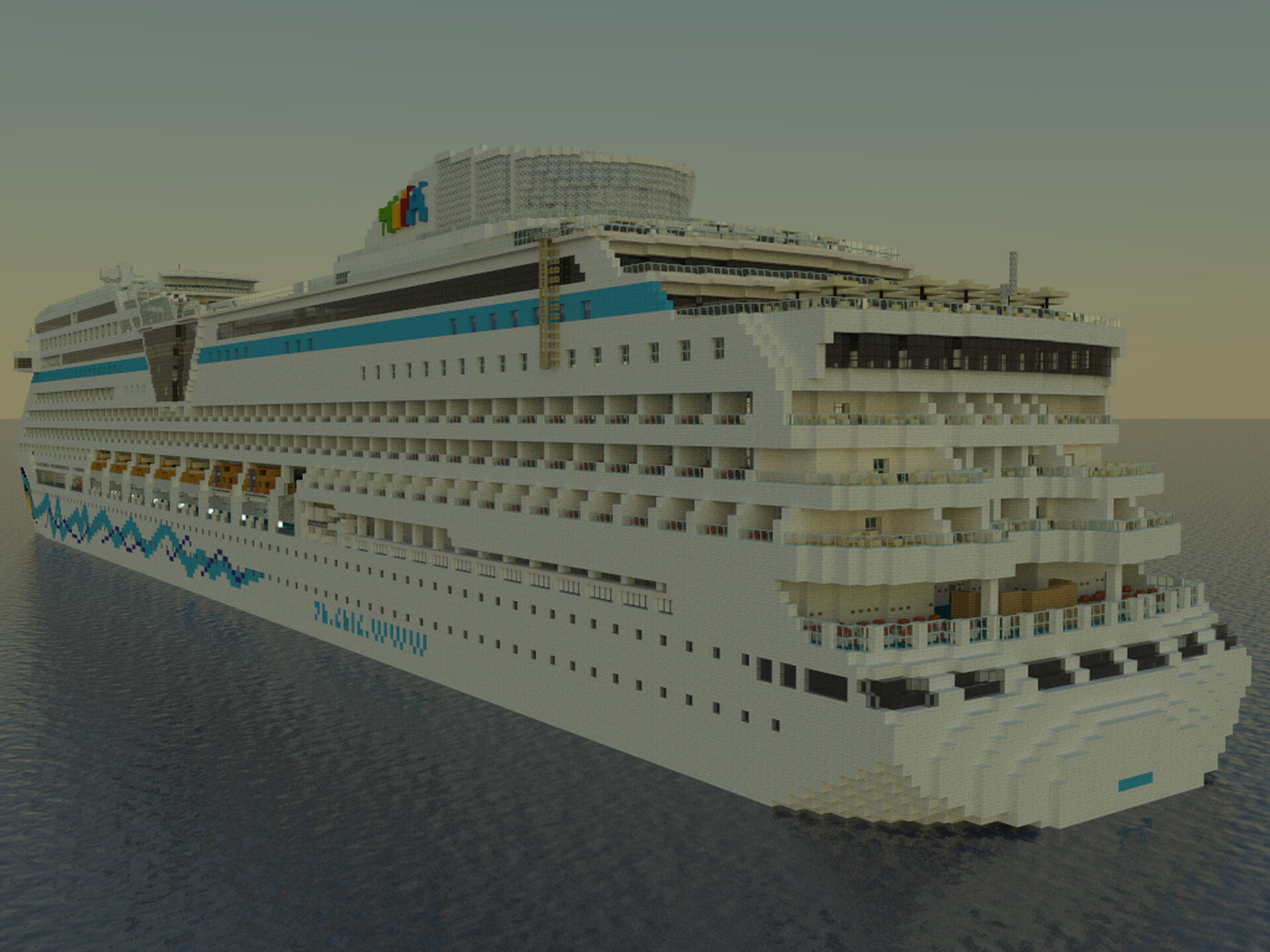 MS AIDAsol (no interior) Minecraft Map