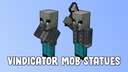 Vindicator Mob Statues Minecraft Map