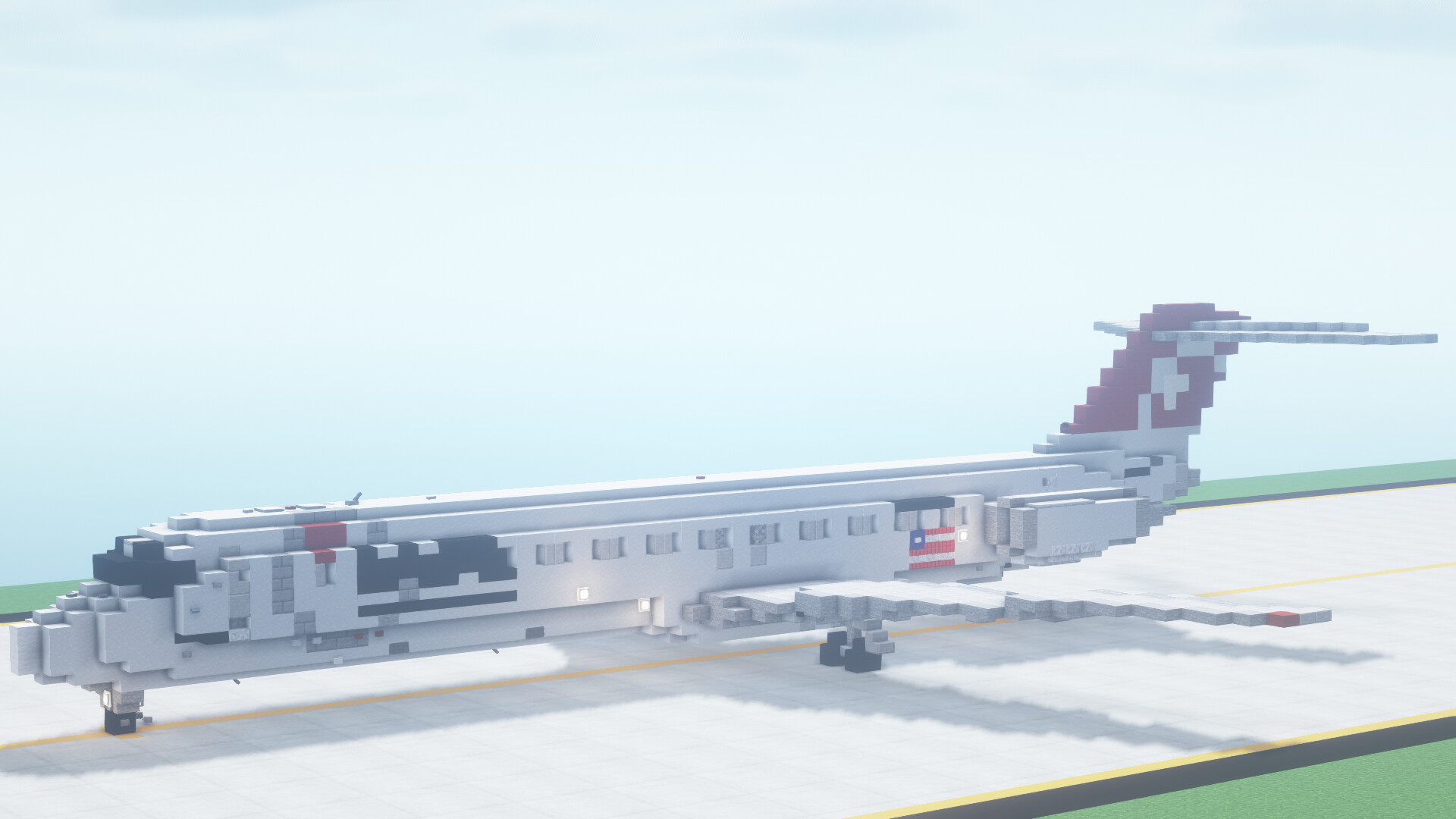 Mcdonnell Douglas DC-9 (All Variants) | 2:1 Scale Minecraft Map