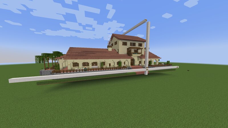Hitman 3 Mendoza Villa Exterior Replica (Decorated) Minecraft Map