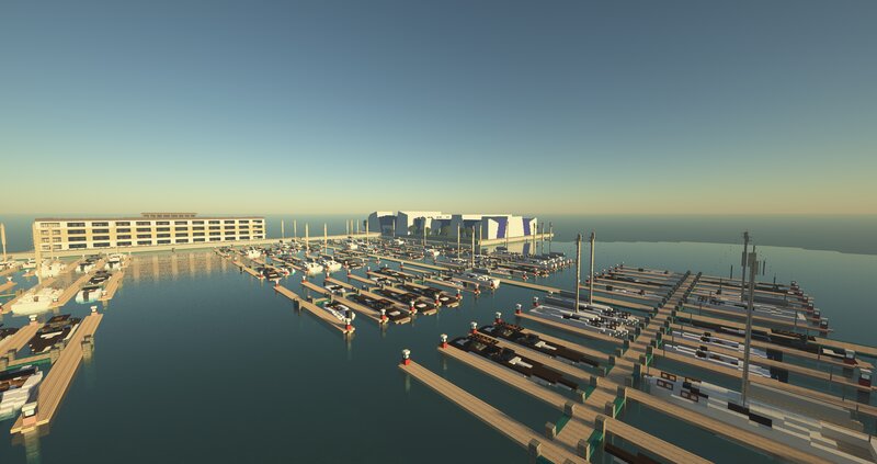 Landport Marina | Mineopolis and the Countryside Minecraft Map