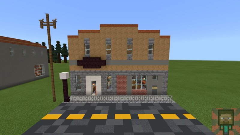 Hawkins Post from Stranger Things in Minecraft! Minecraft Map