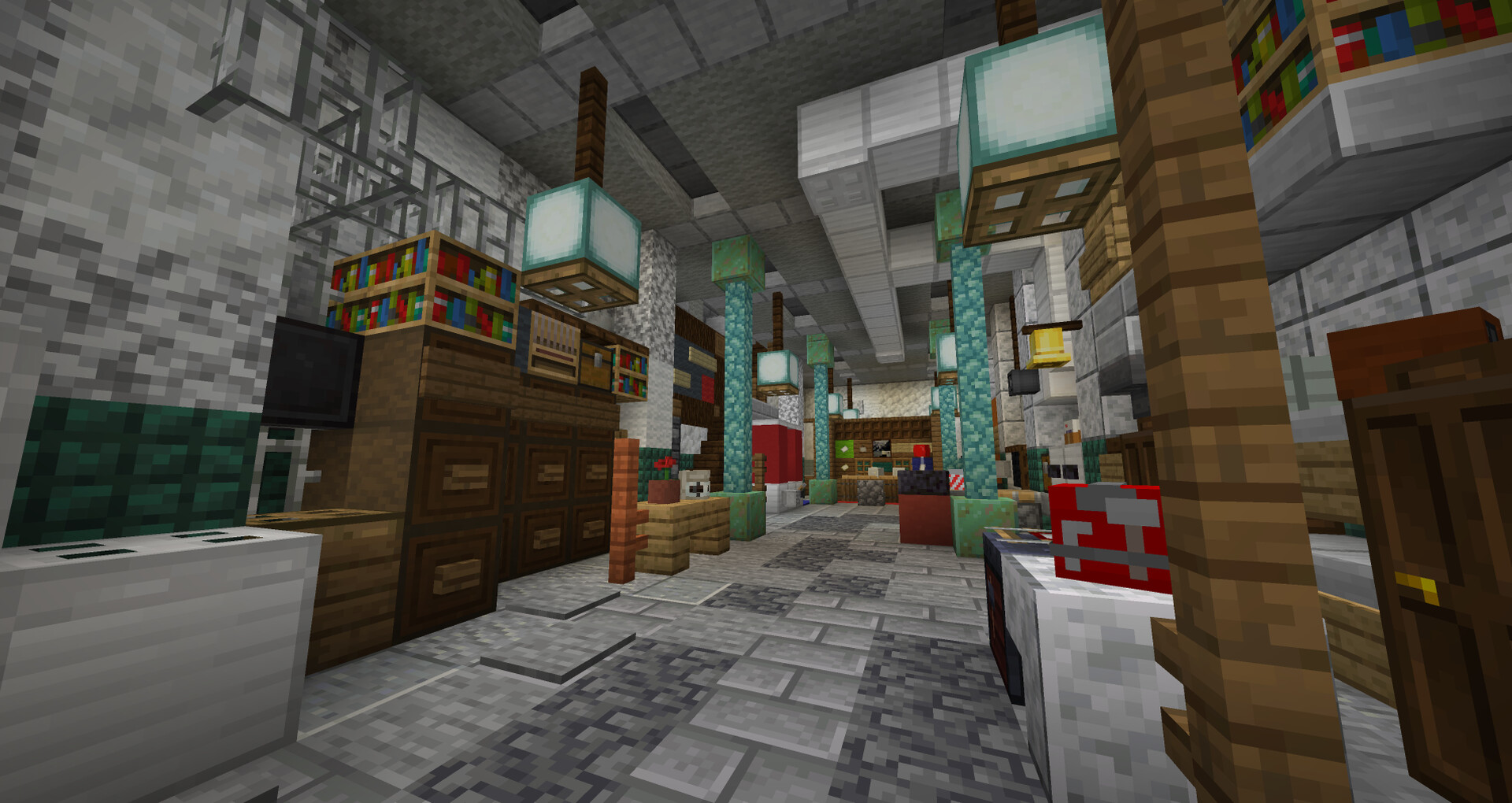 Ghostbusters Fire House - New York City Minecraft Map