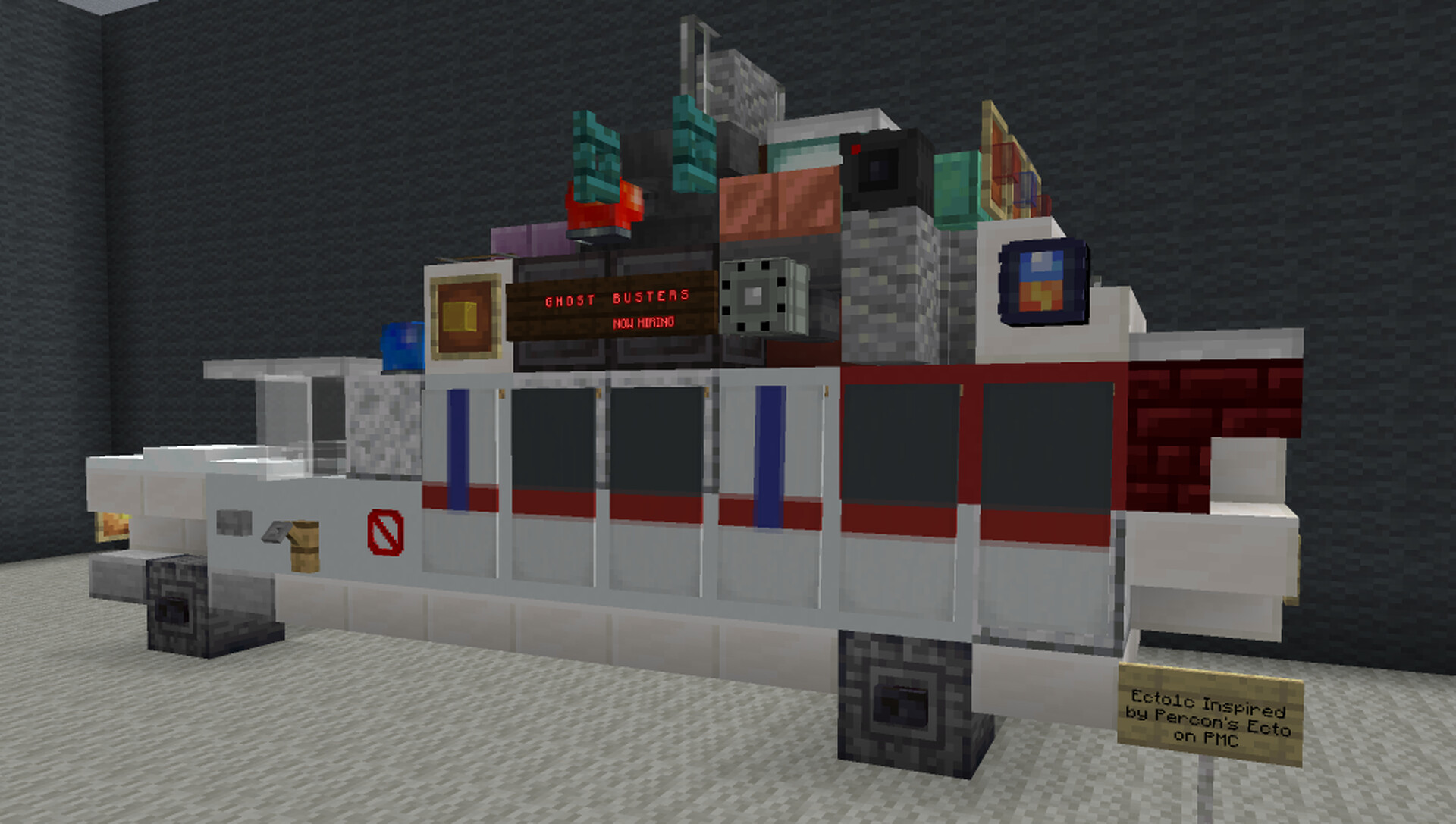 Ghostbusters Fire House - New York City Minecraft Map