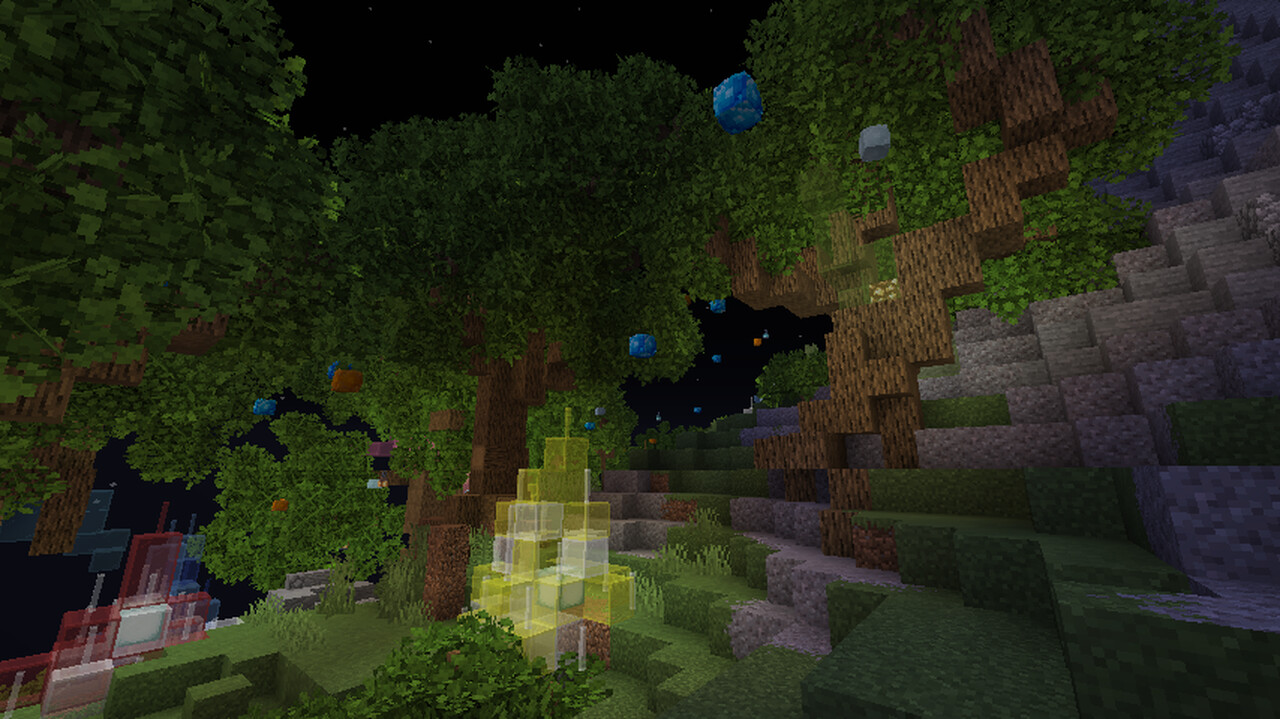 Midnight Forest 512x512 Crystal Forest Map Minecraft Map