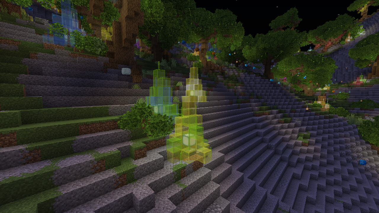 Midnight Forest 512x512 Crystal Forest Map Minecraft Map