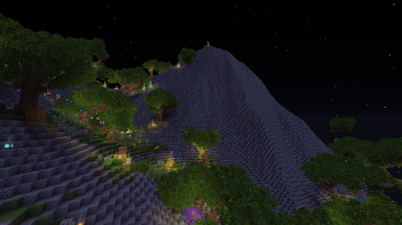 Midnight Forest 512x512 Crystal Forest Map Minecraft Map