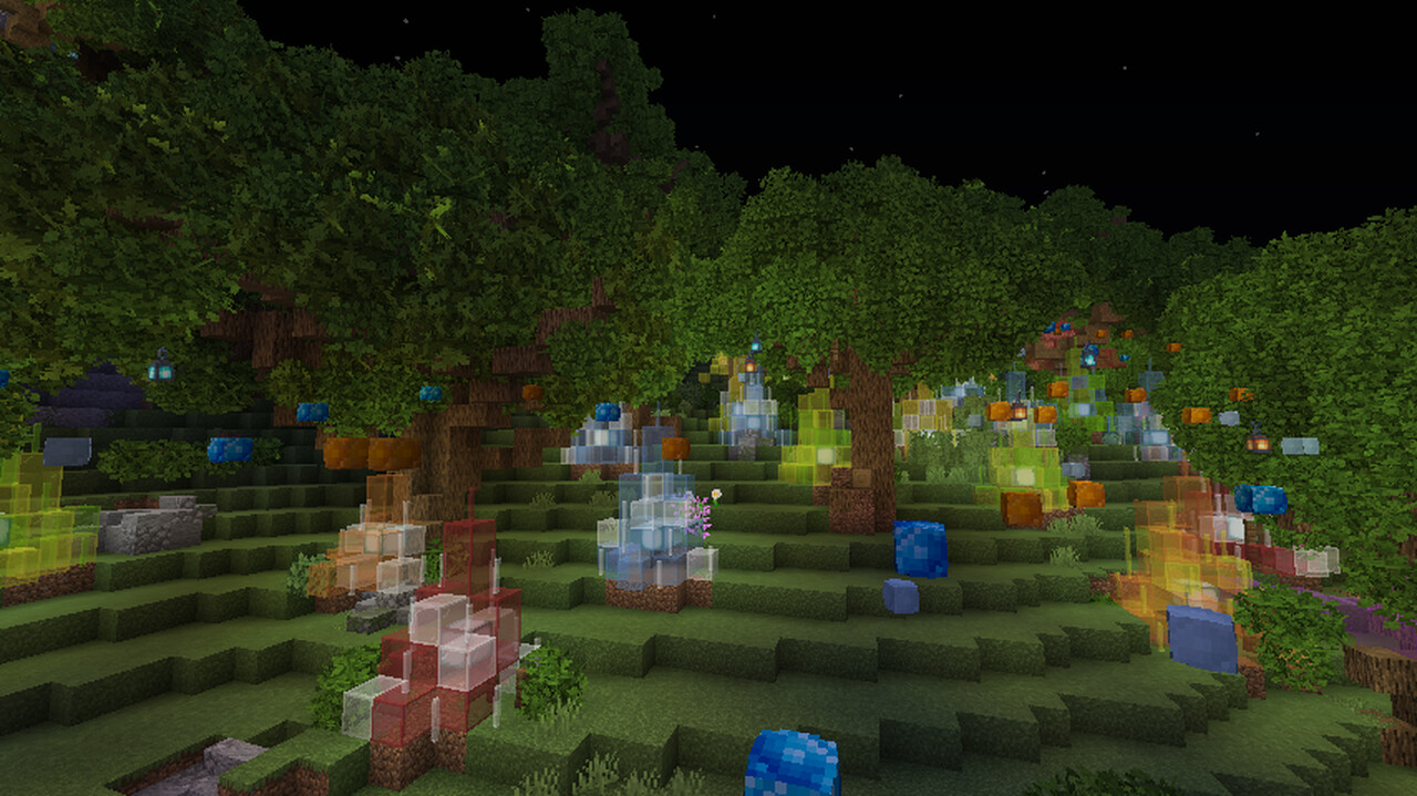 Midnight Forest 512x512 Crystal Forest Map Minecraft Map
