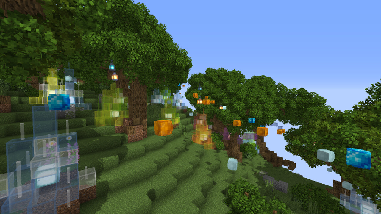 Midnight Forest 512x512 Crystal Forest Map Minecraft Map