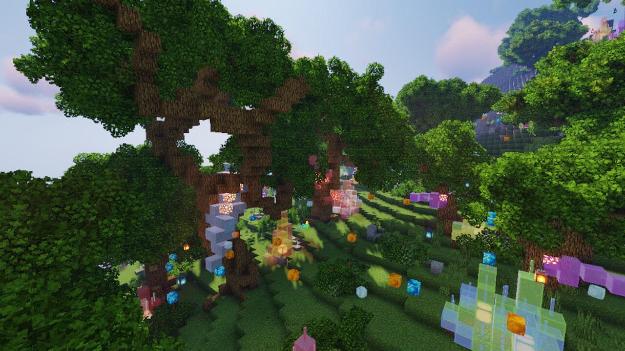 Midnight Forest 512x512 Crystal Forest Map Minecraft Map