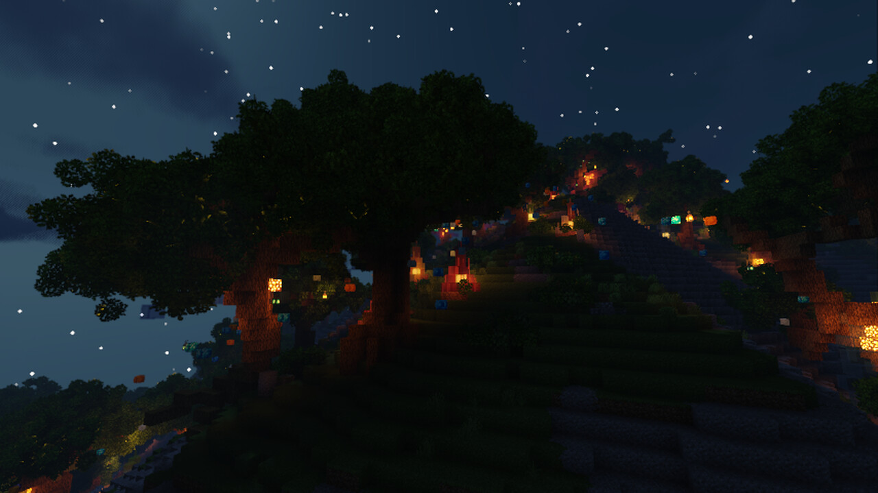 Midnight Forest 512x512 Crystal Forest Map Minecraft Map