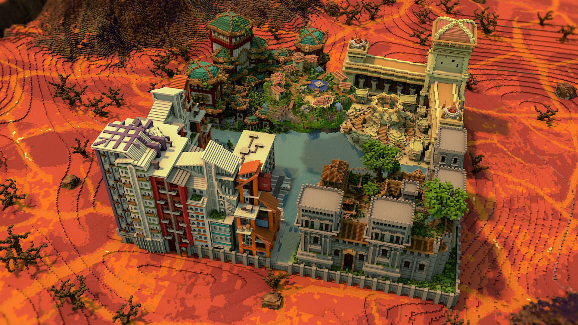 Spawn Faction 4 Styles - By RossignolMC Minecraft Map