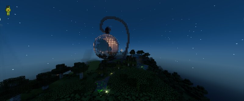 Bee Terrarium on Ornament Stand Minecraft Map