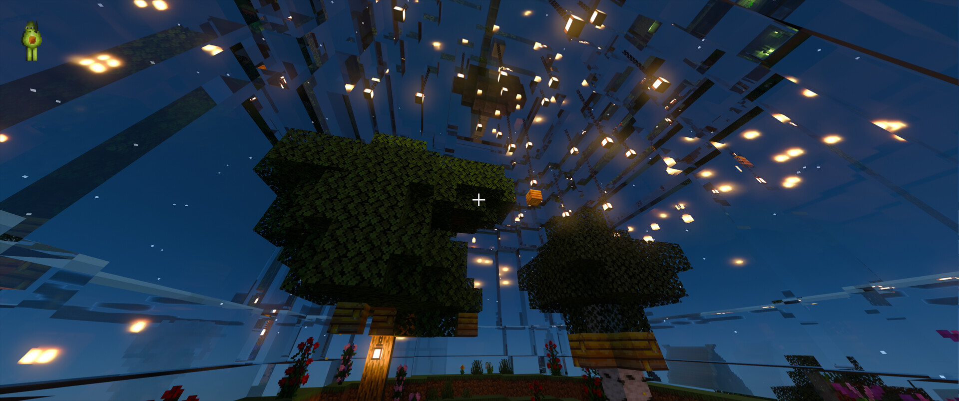 Bee Terrarium on Ornament Stand Minecraft Map