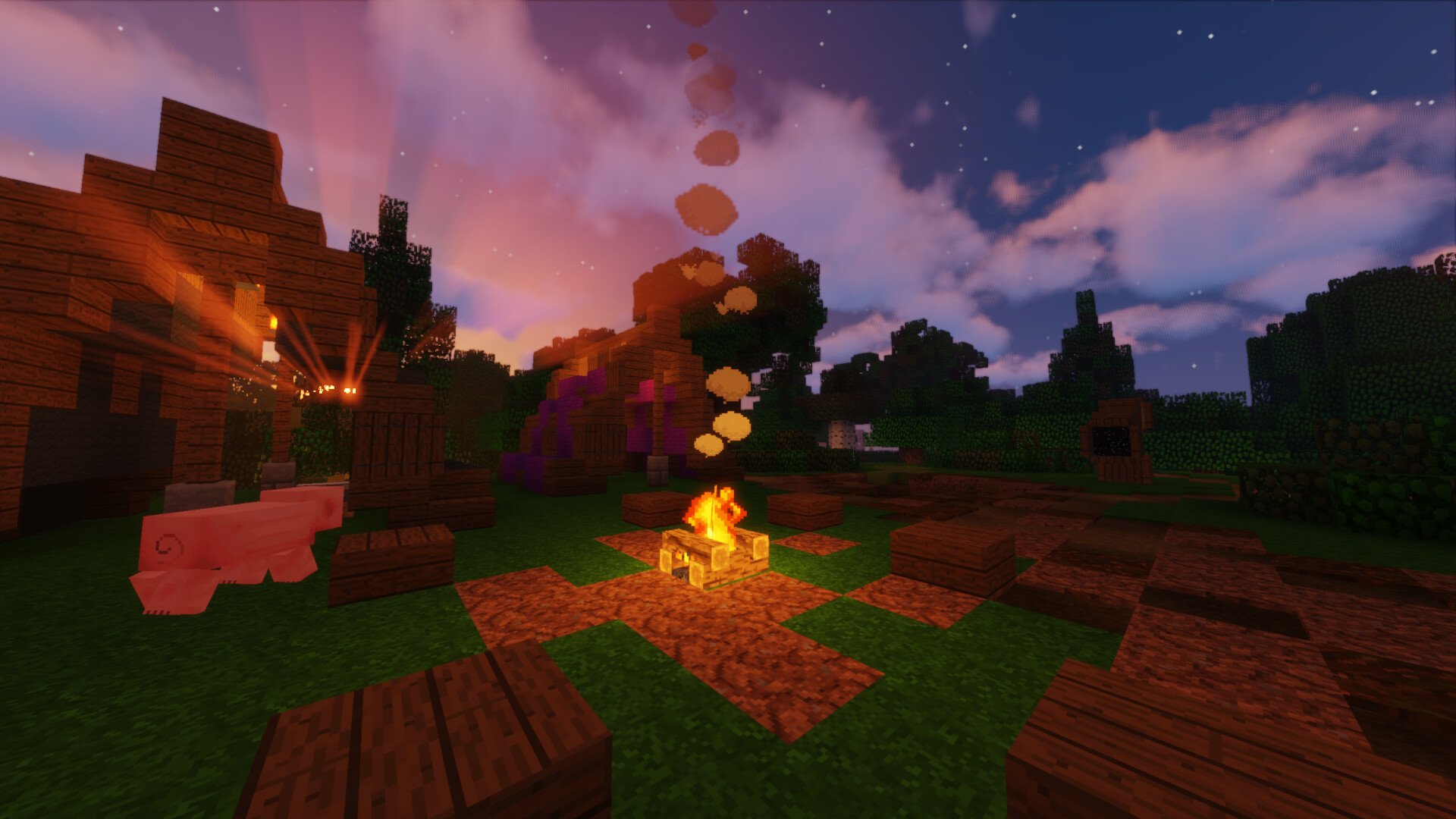 Campsite/Stargazing spot Minecraft Map