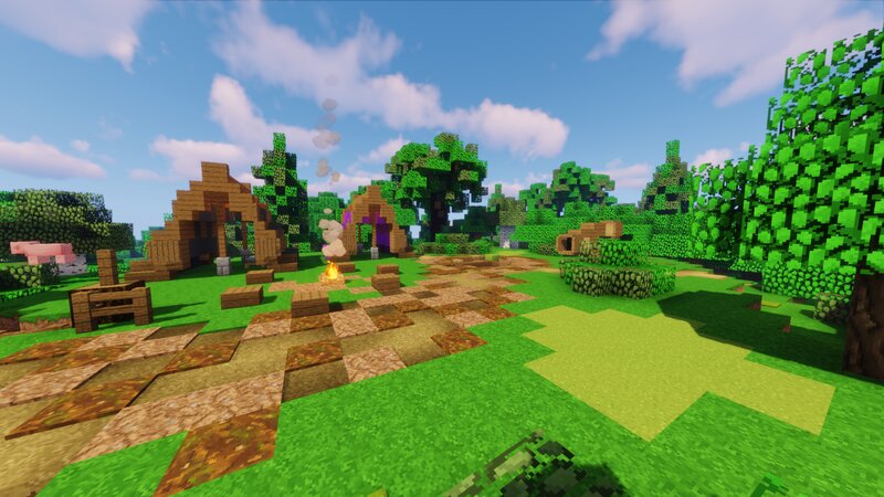 Campsite/Stargazing spot Minecraft Map