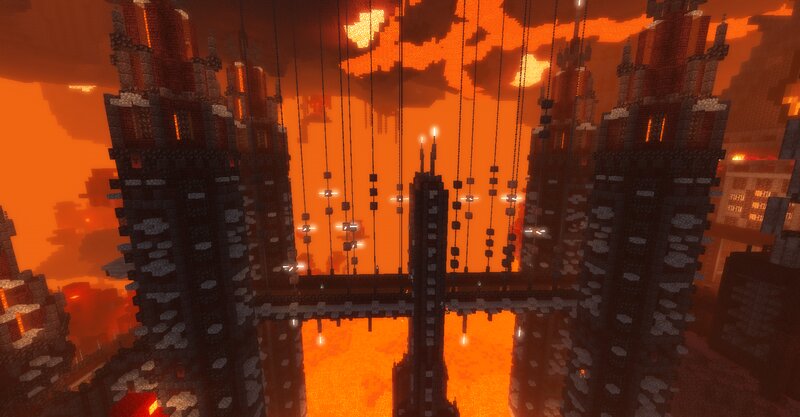 Deathland Nether Fortress/Dungeon Minecraft Map