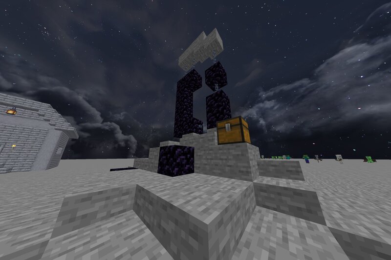 Surviving on the Moon Minecraft Map