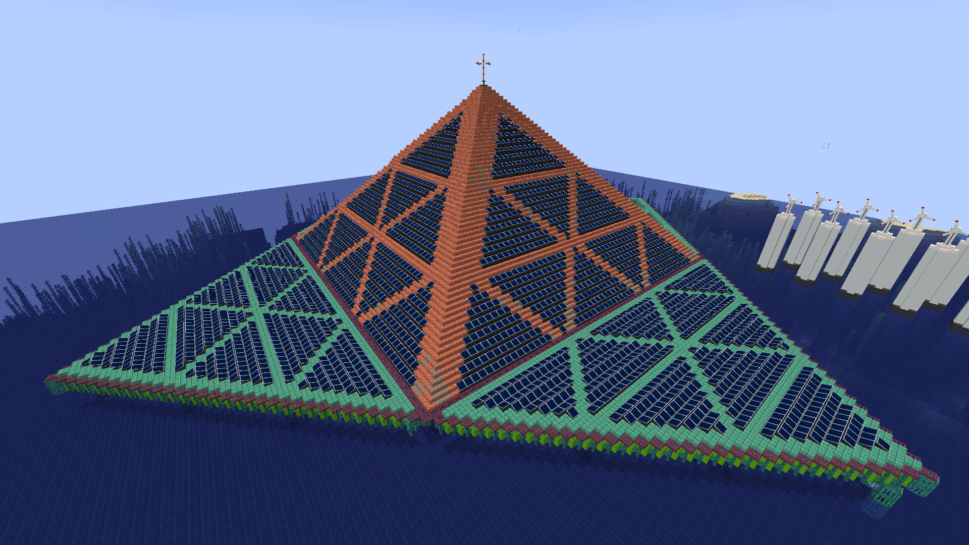 Nova plugin Solar energy Pyramy Minecraft Map