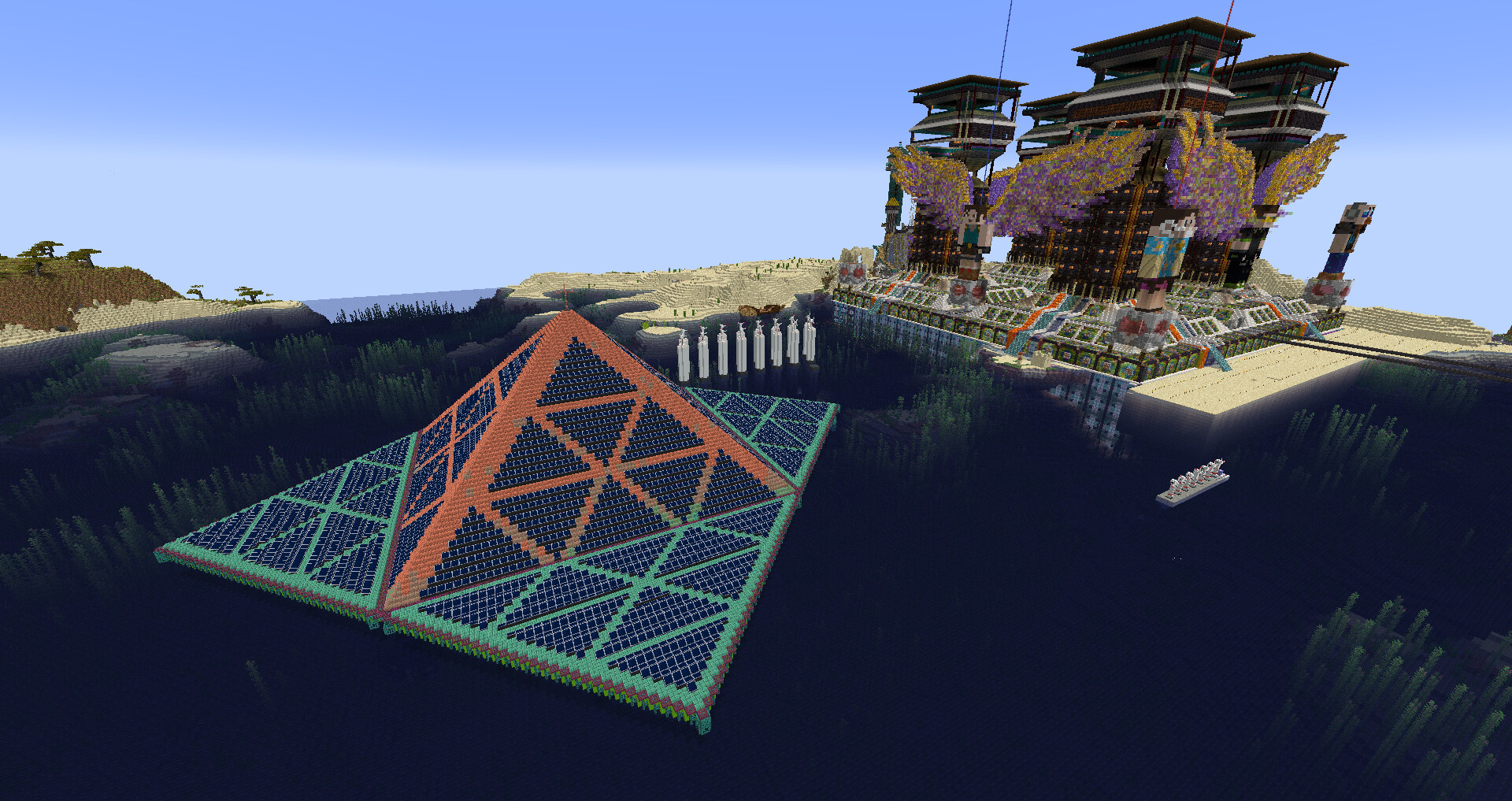 Nova plugin Solar energy Pyramy Minecraft Map
