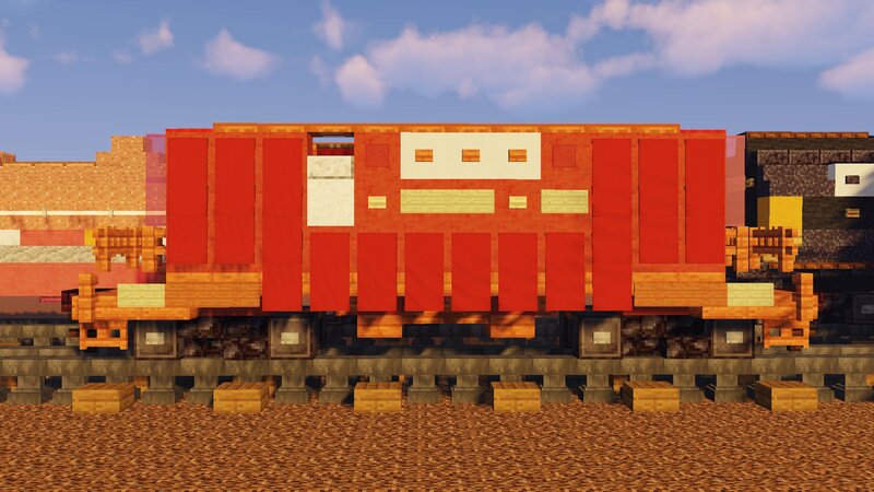 [ Update! ] All Cargo Rolling Stock (New Bulkhead Flatcar) Minecraft Map
