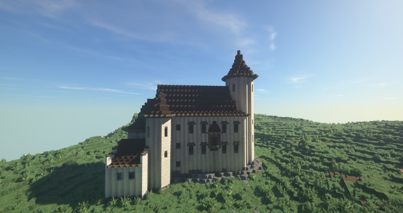 The White Castle [Inspired from Bobolice castle, Poland] Minecraft Map