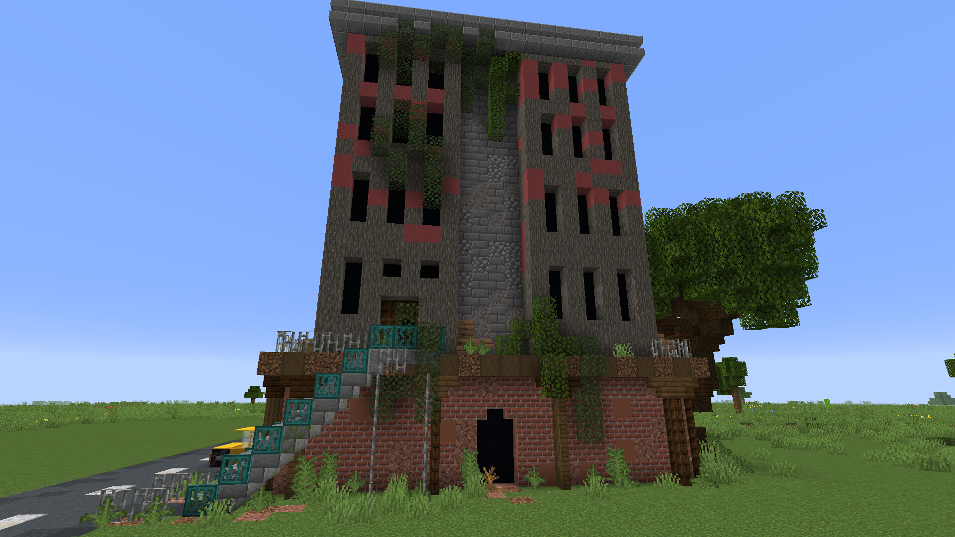 Some abandoned buildings Minecraft Map