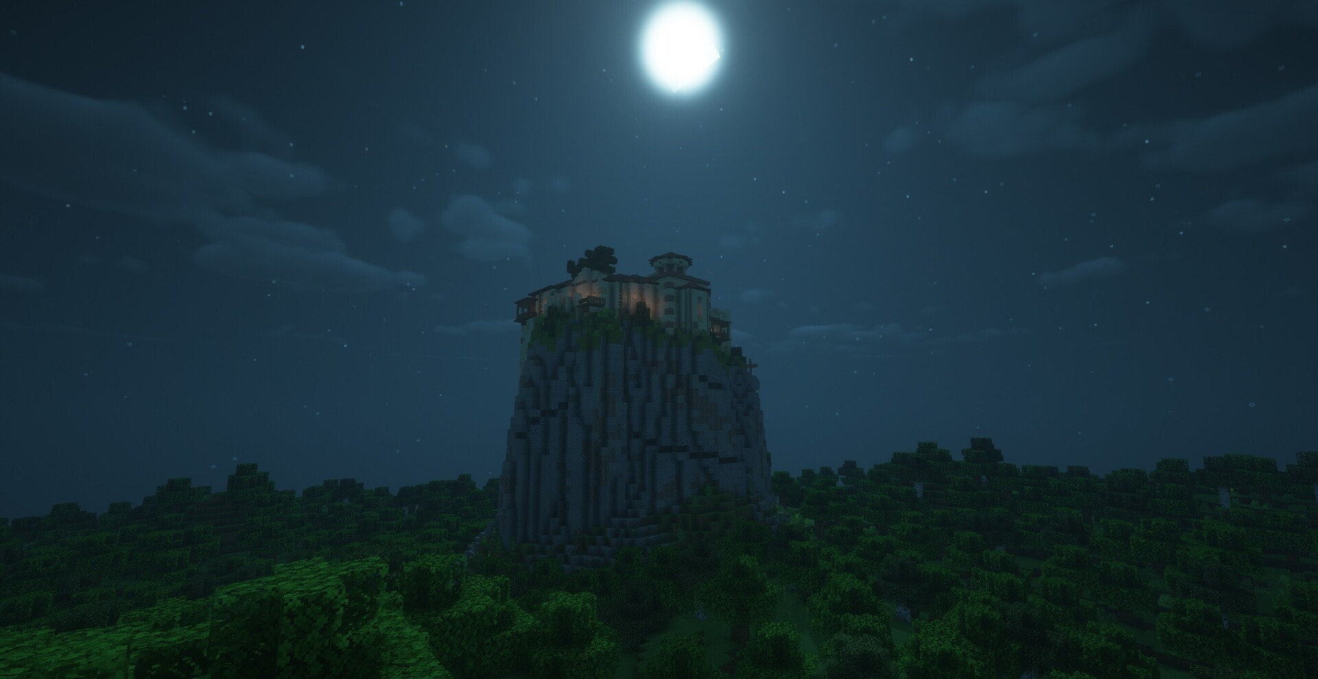 Monastero dell'Eremo | Meteora inspired medieval monastery Minecraft Map