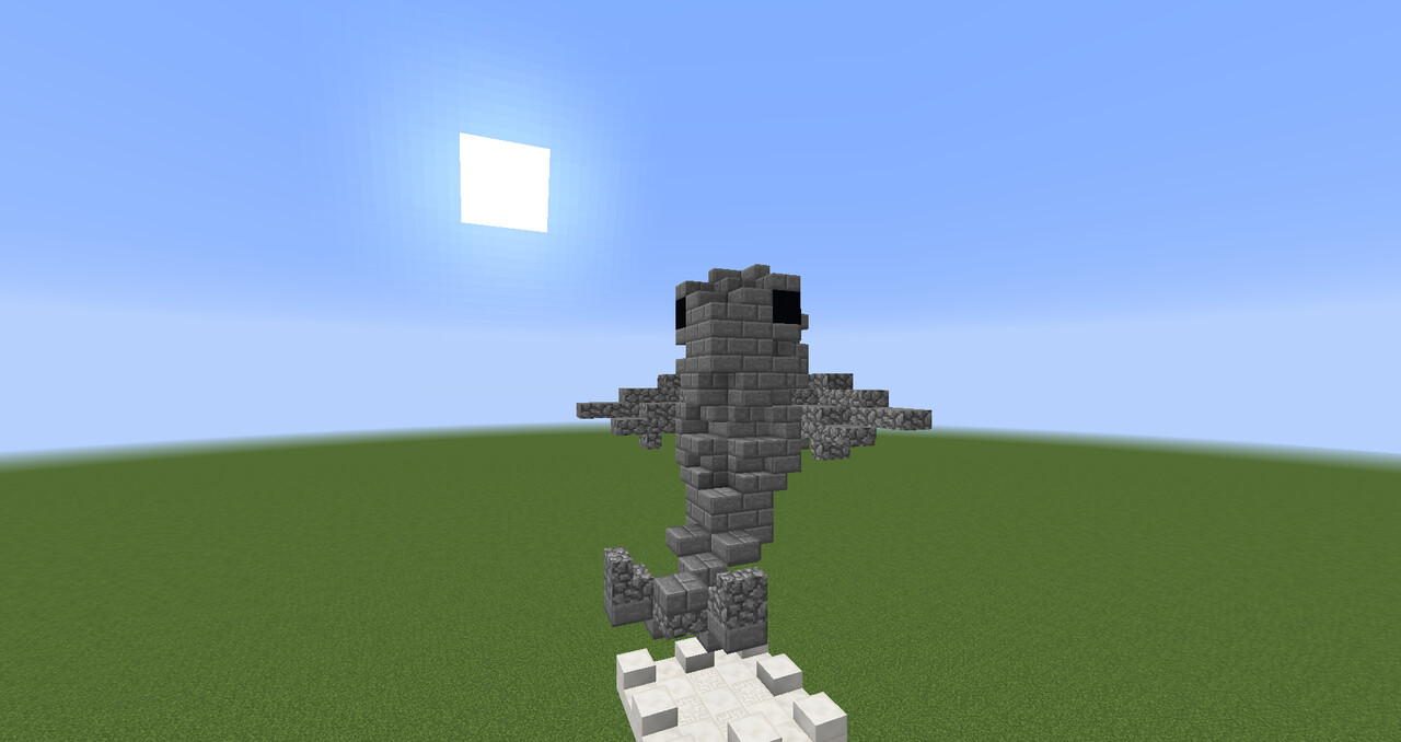 All Hail the Fish Statue Minecraft Map