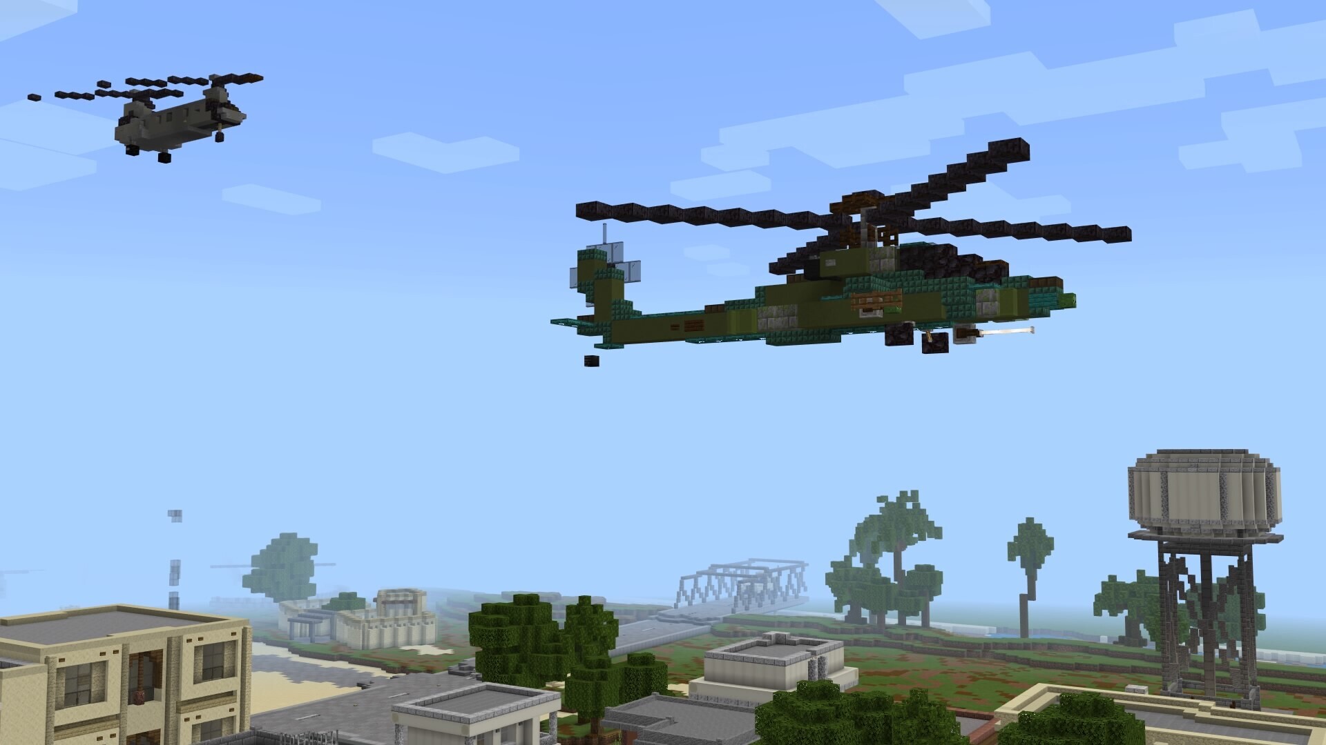 Boeing AH-64 Apache Minecraft Map