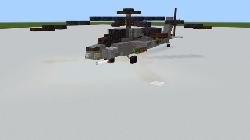 Boeing AH-64 Apache Minecraft Map