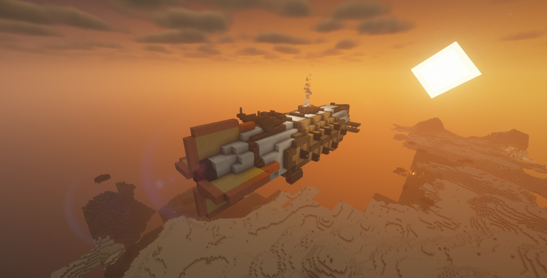 The Desert Rhino of Axol - [ Movecraft Airship ] - Minecraft Map