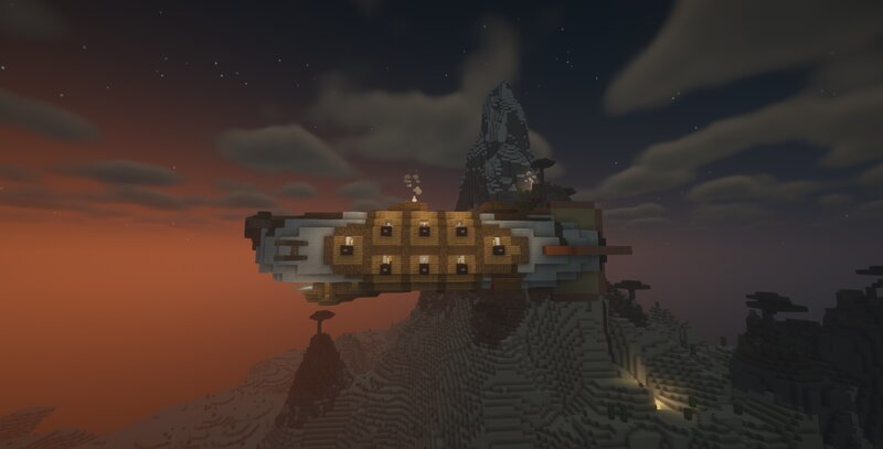 The Desert Rhino of Axol - [ Movecraft Airship ] - Minecraft Map