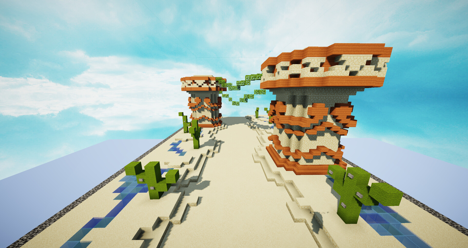 HCF / KitMap Spawn + Road - Desert Theme [FREE DOWNLOAD] Minecraft Map