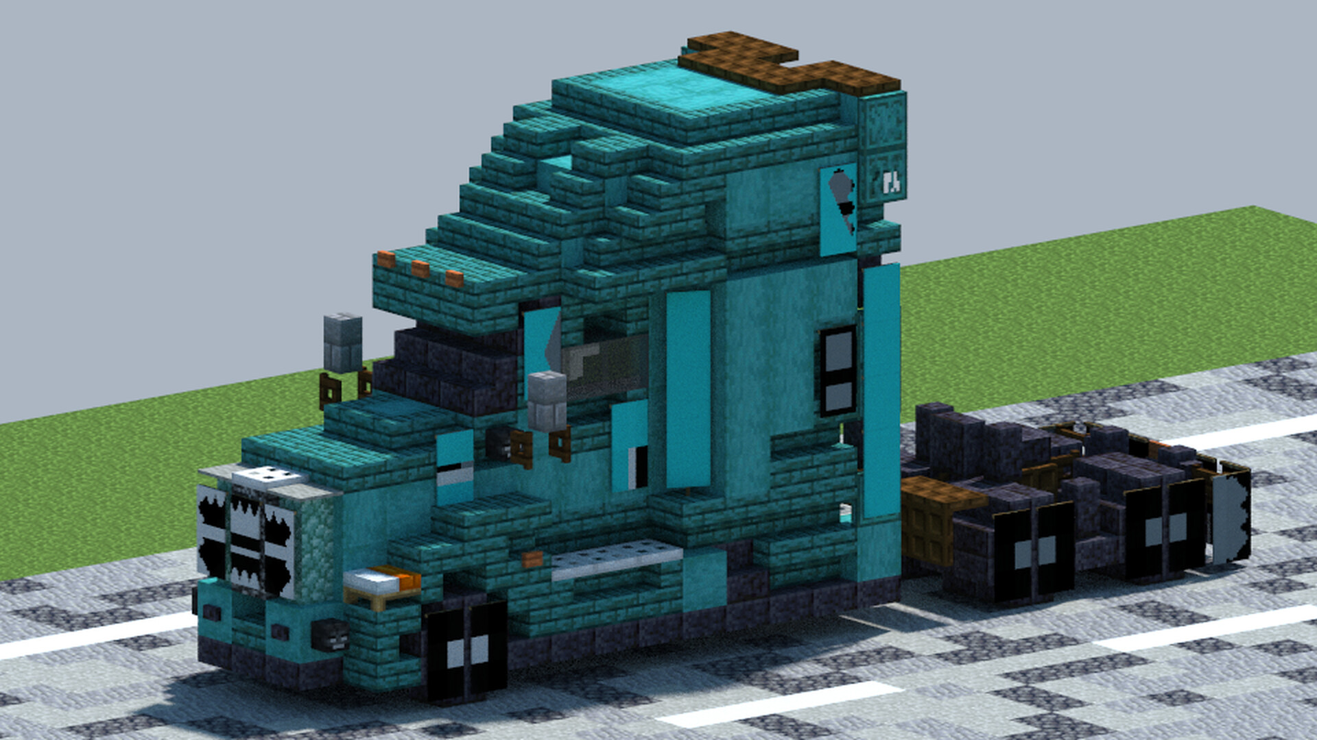 Freightliner Cascadia, truck [With Download] Minecraft Map