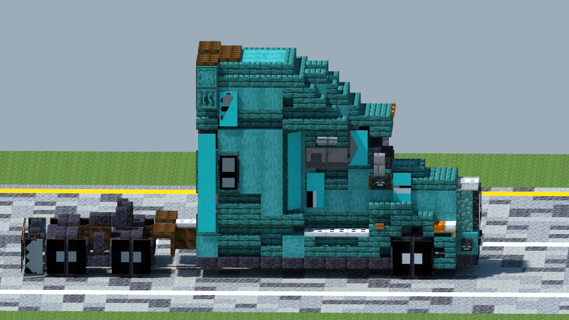 Freightliner Cascadia, truck [With Download] Minecraft Map