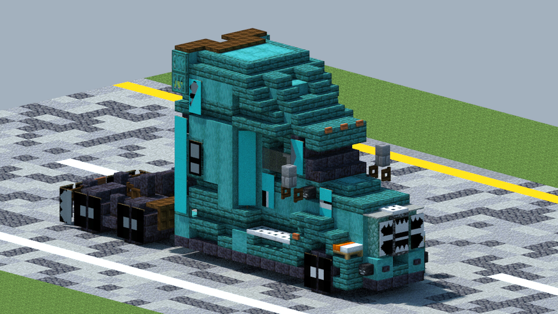 Freightliner Cascadia, truck [With Download] Minecraft Map