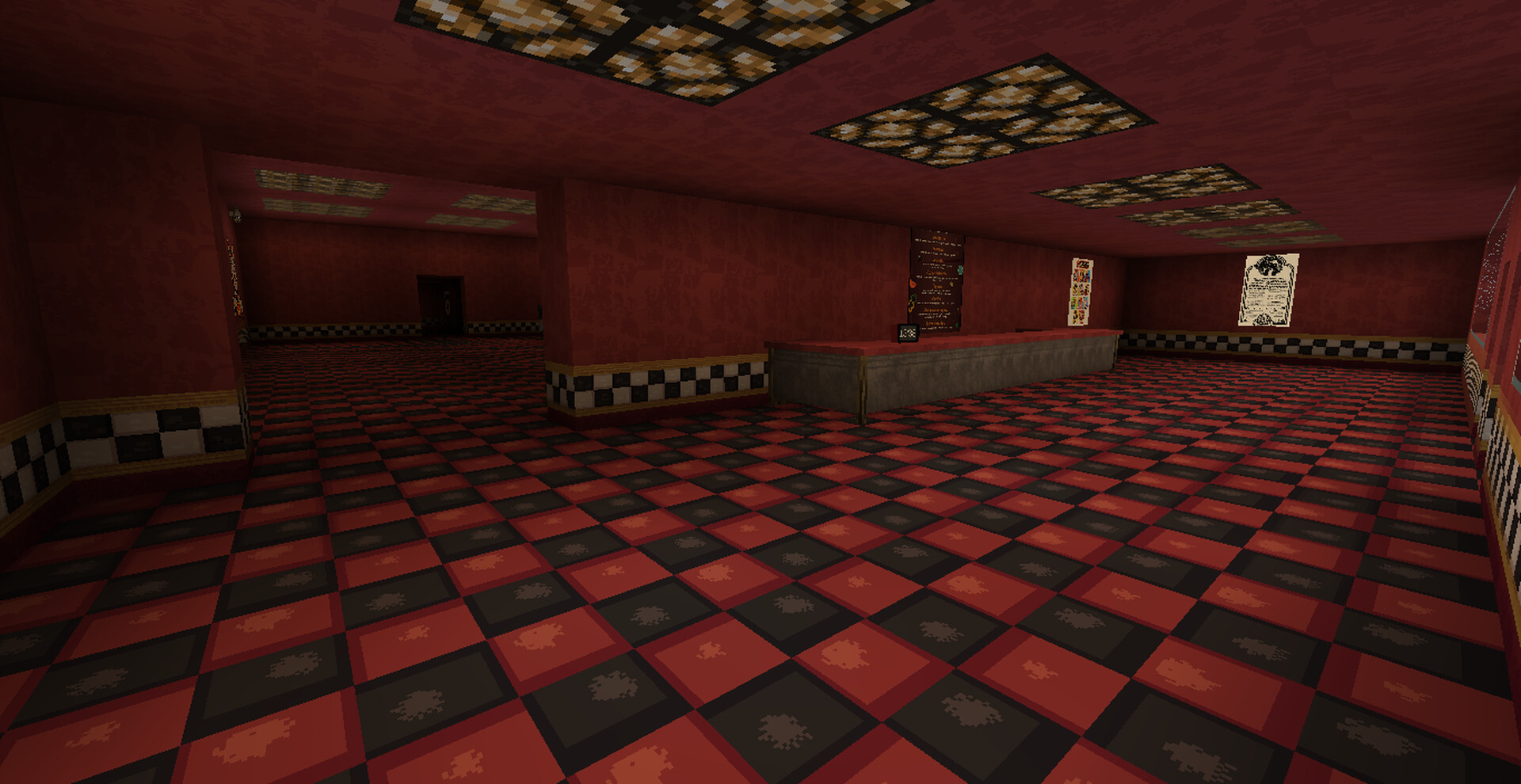 Chuck E. Cheese's Pizza Time Horror Minecraft Map