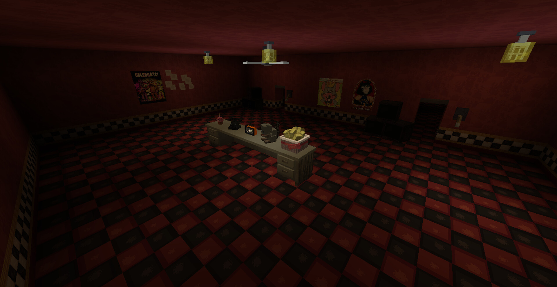Chuck E. Cheese's Pizza Time Horror Minecraft Map