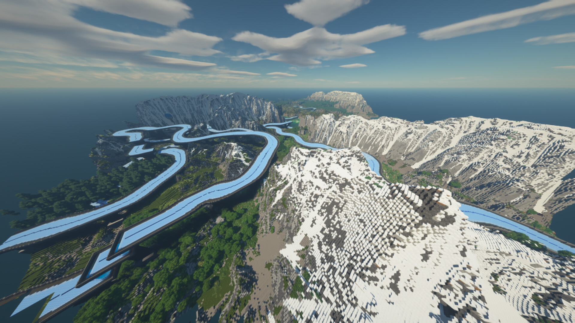 Pmc Ice Boat Racing Map 1 17 1 Minecraft Map