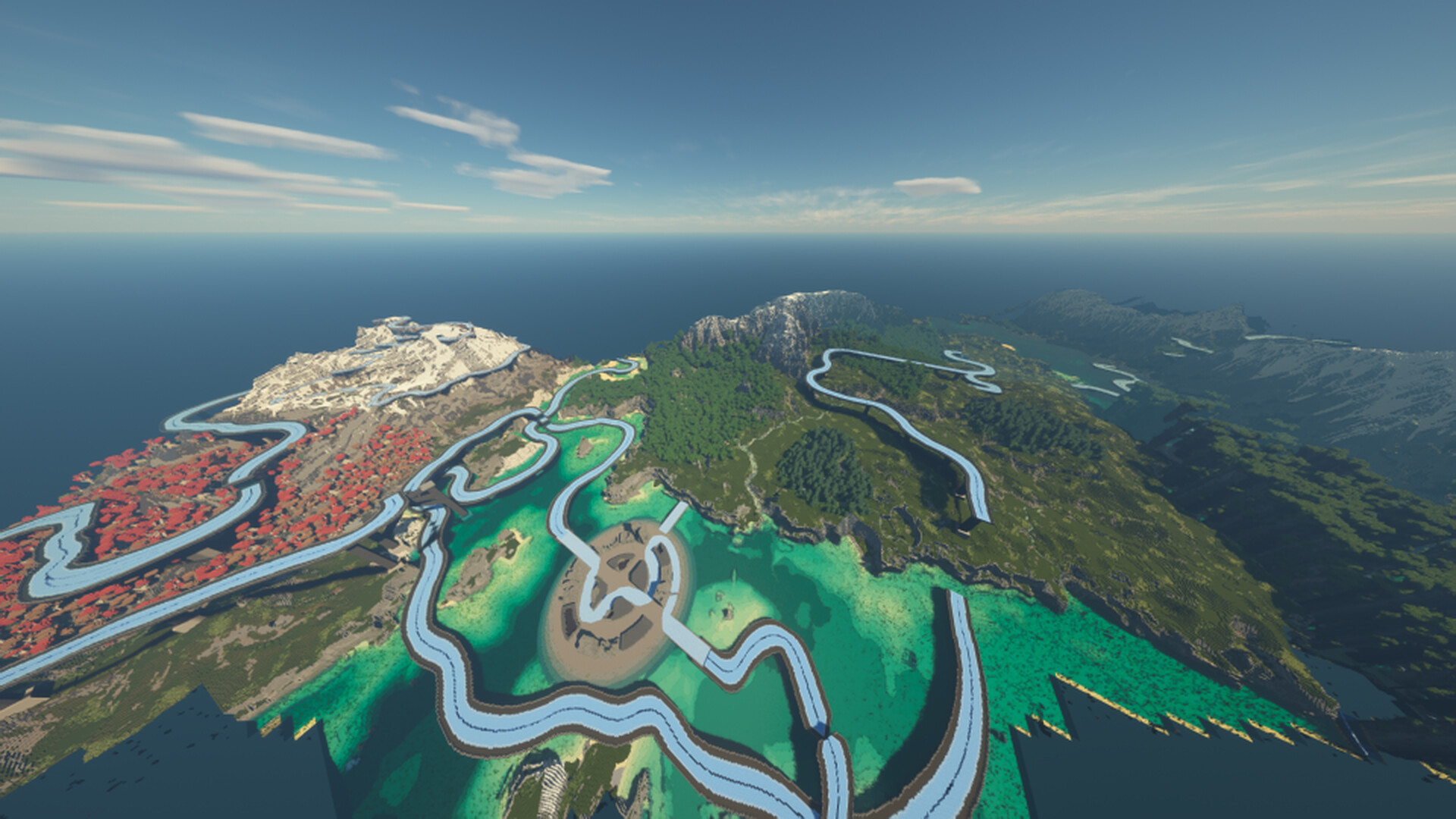 PMC Ice Boat Racing Map - 1.17.1 Minecraft Map