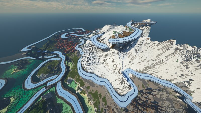 PMC Ice Boat Racing Map - 1.17.1 Minecraft Map