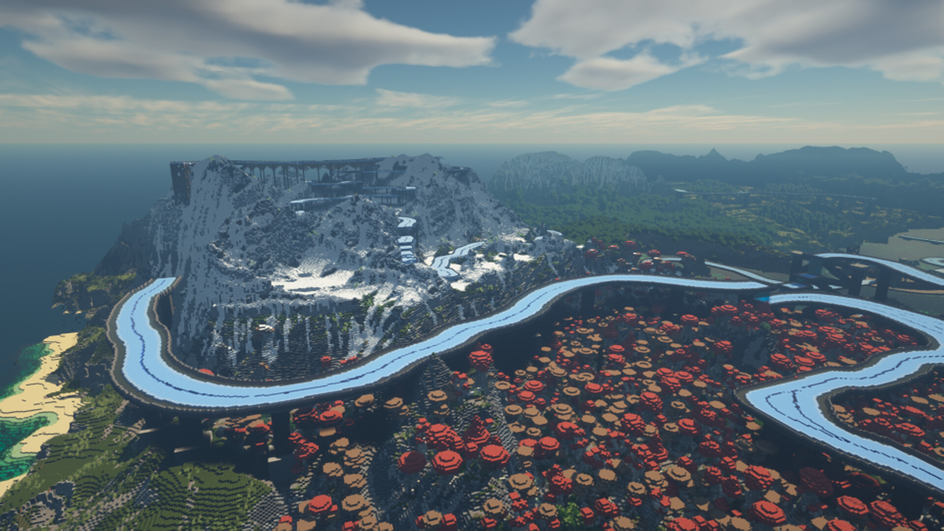 Pmc Ice Boat Racing Map 1 17 1 Minecraft Map