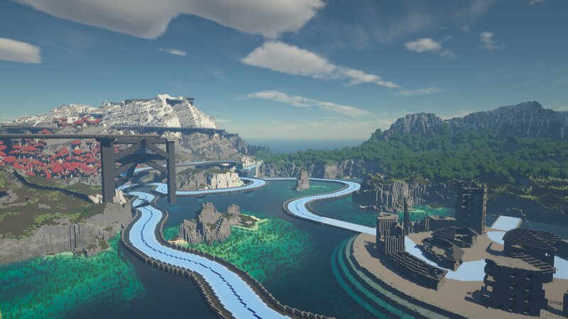 PMC Ice Boat Racing Map - 1.17.1 Minecraft Map