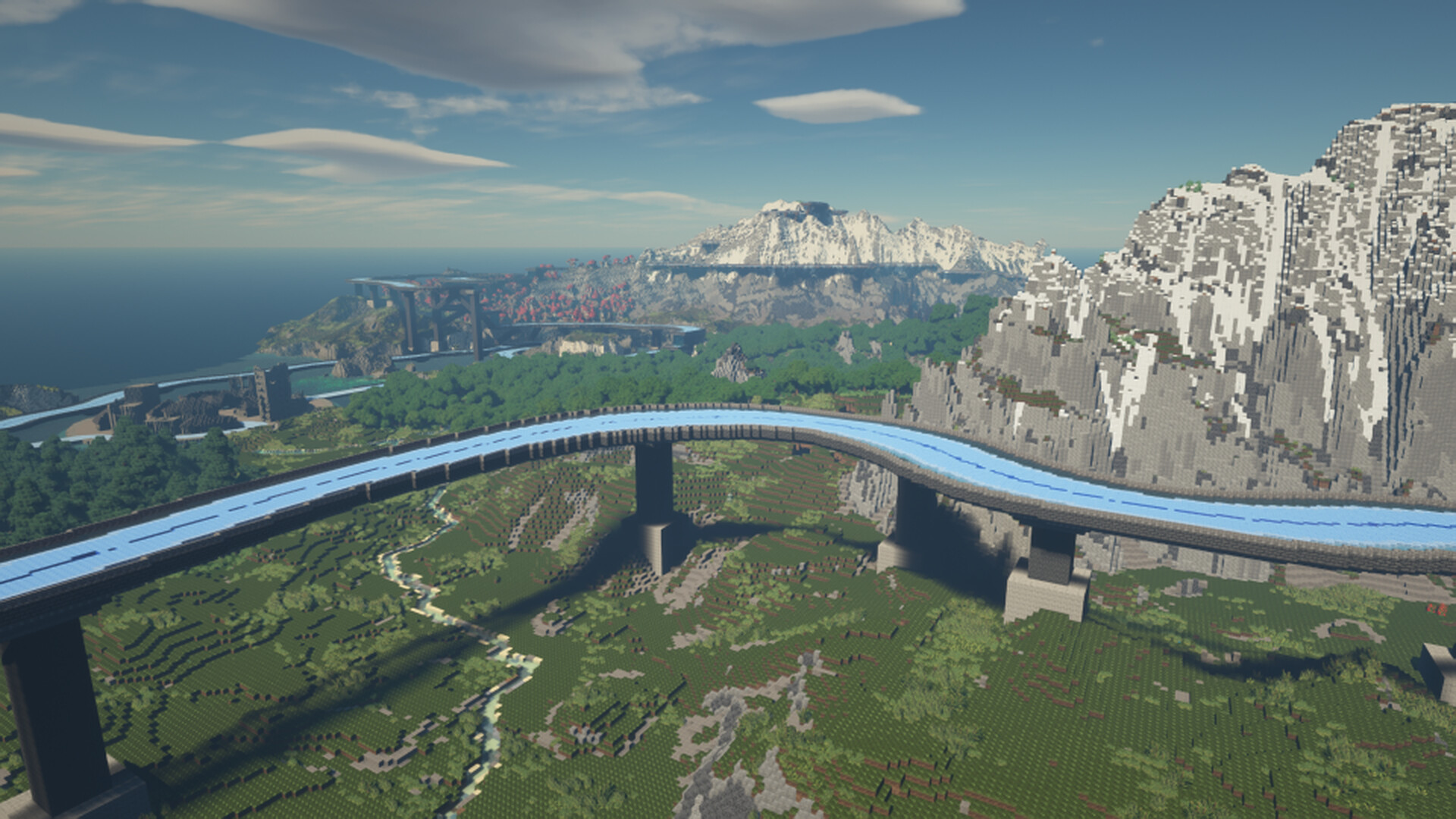 Pmc Ice Boat Racing Map 1 17 1 Minecraft Map