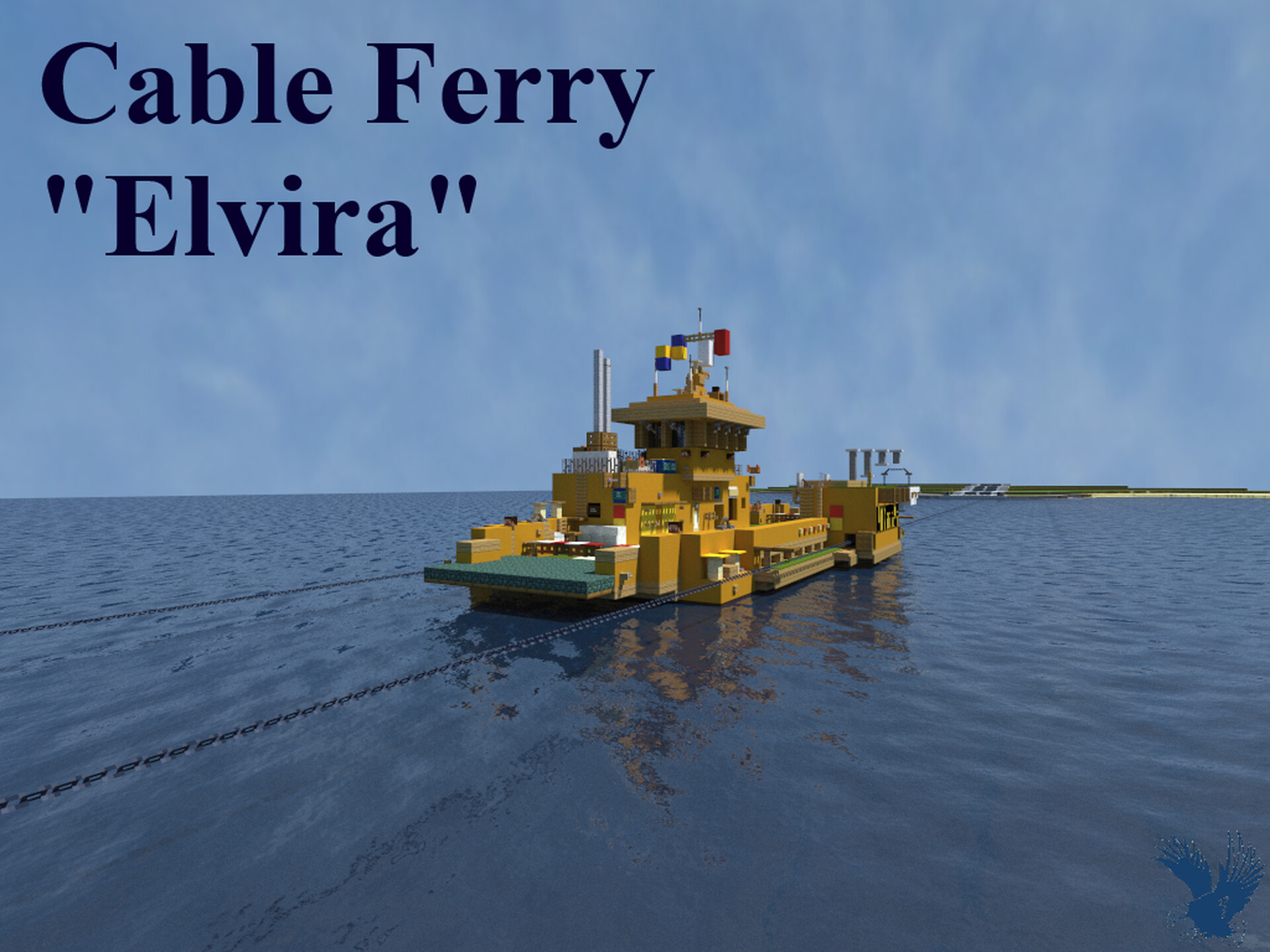 Cable Ferry "Elvira" (2010) | Full Interior | Download Minecraft Map