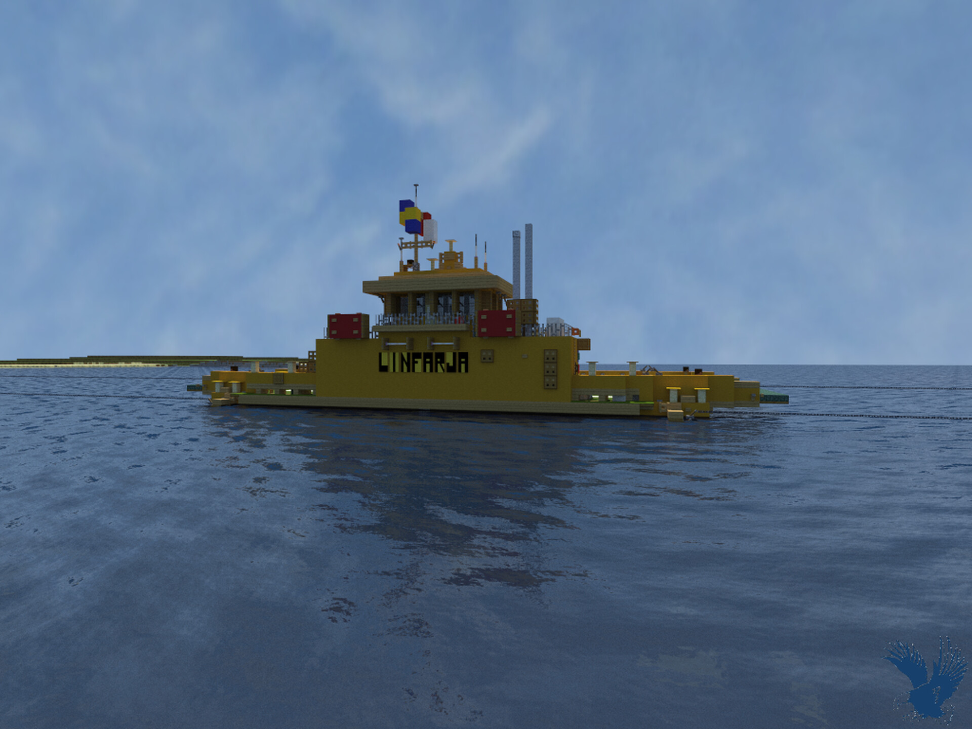 Cable Ferry "Elvira" (2010) | Full Interior | Download Minecraft Map