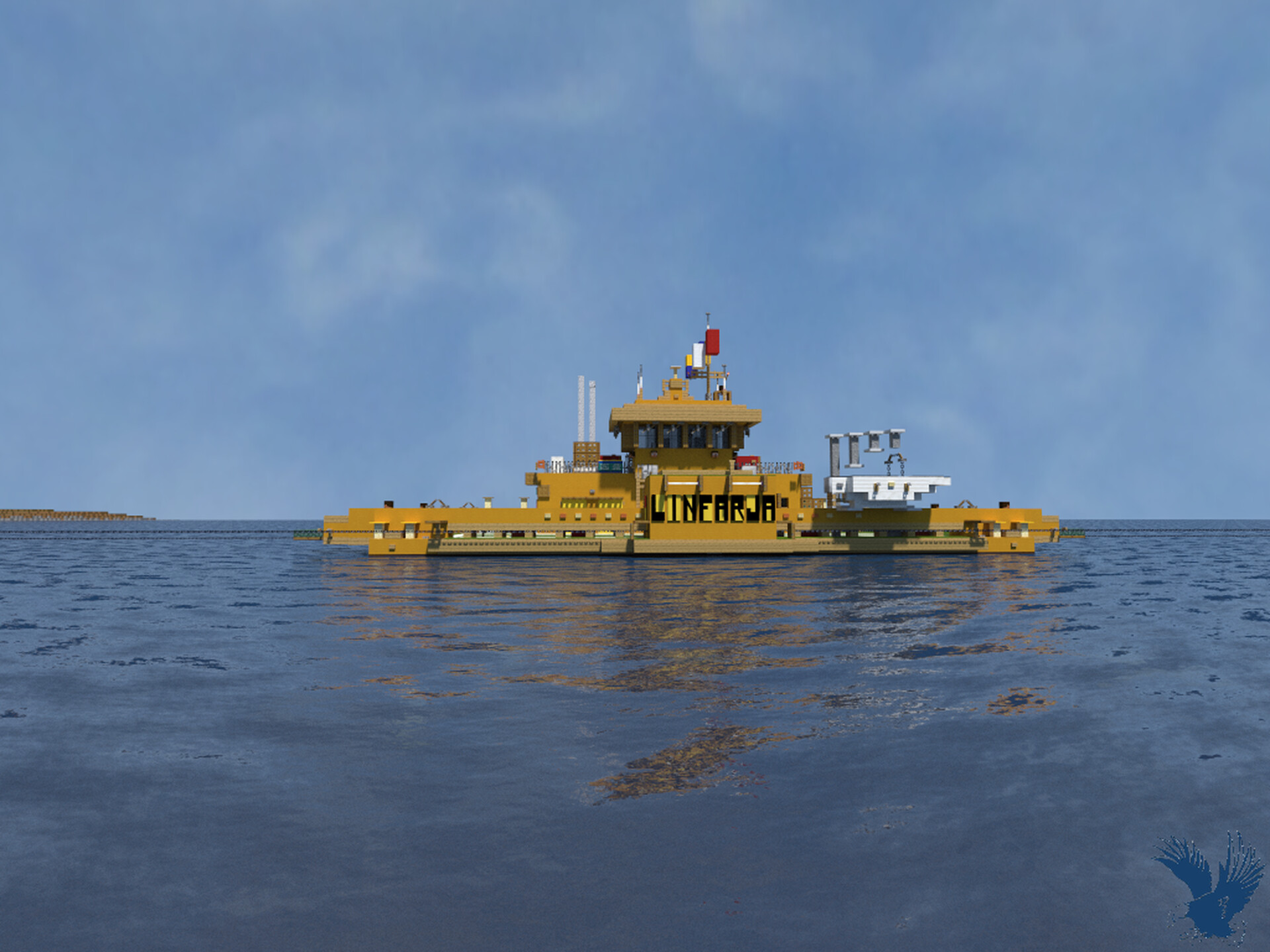 Cable Ferry "Elvira" (2010) | Full Interior | Download Minecraft Map