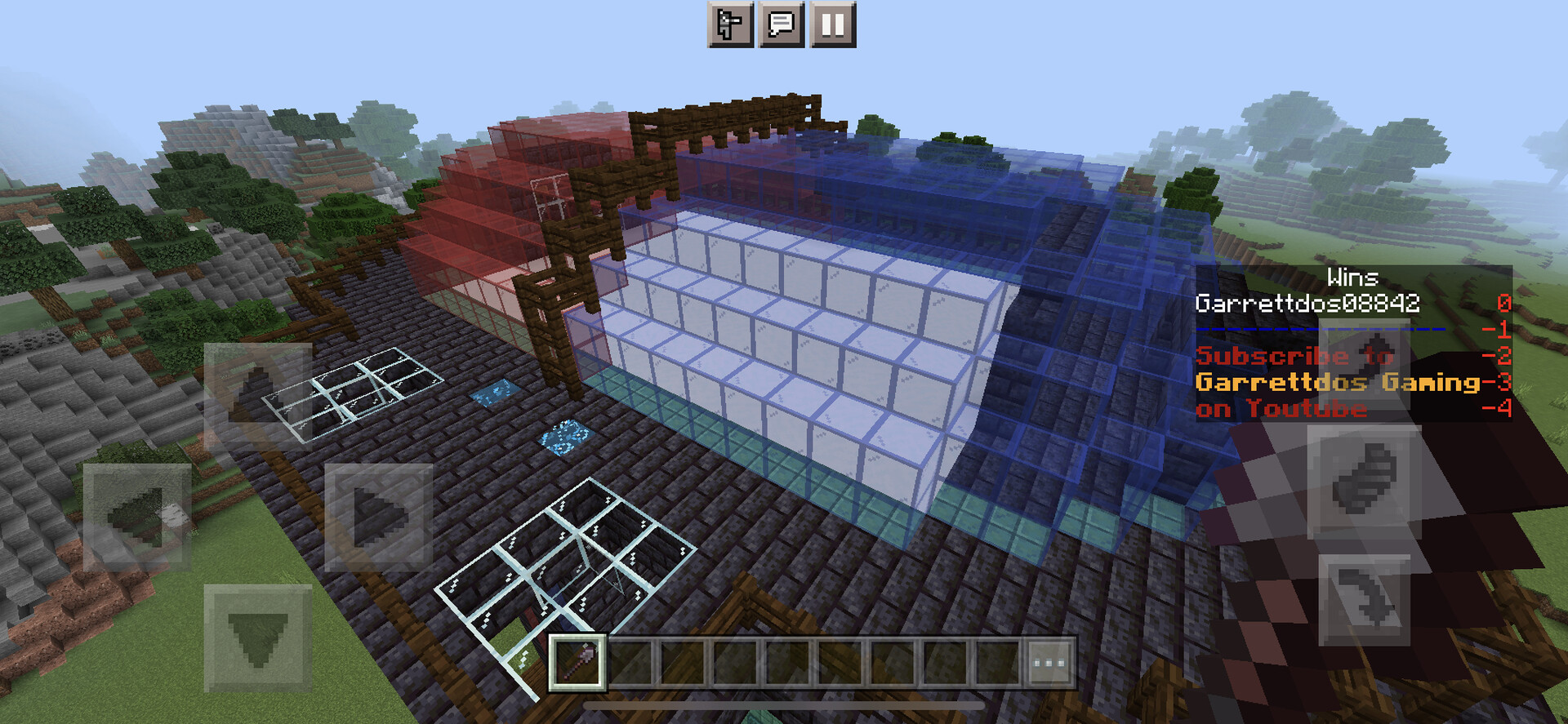 Automatic Spleef with scoreboard Minecraft Map